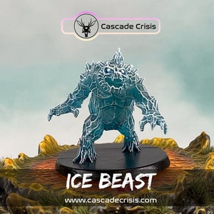 Ice Beast Barbarian TTRPG Miniatures, Dungeons and Dragons, Tabletop ...