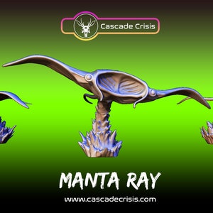 Manta Ray Creature TTRPG Miniatures, Dungeons and Dragons, Tabletop ...