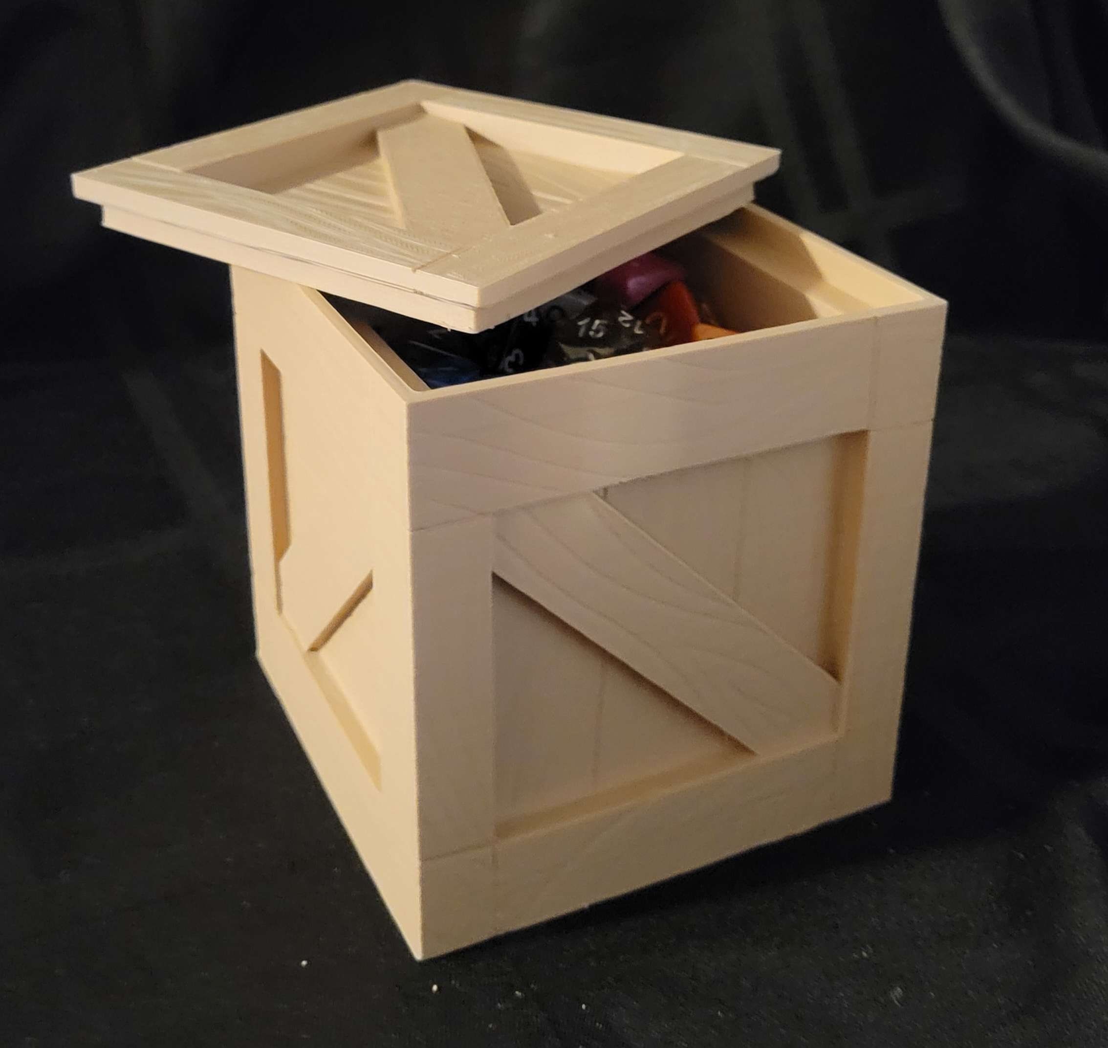 Magnetic Crate Dice Box TTRPG Dungeons and Dragons Dice Set Box ...