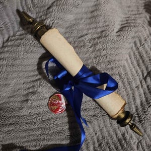 Hand Drawn Spell Scroll L Costume L Renfaire L Tabletop Role Playing L ...