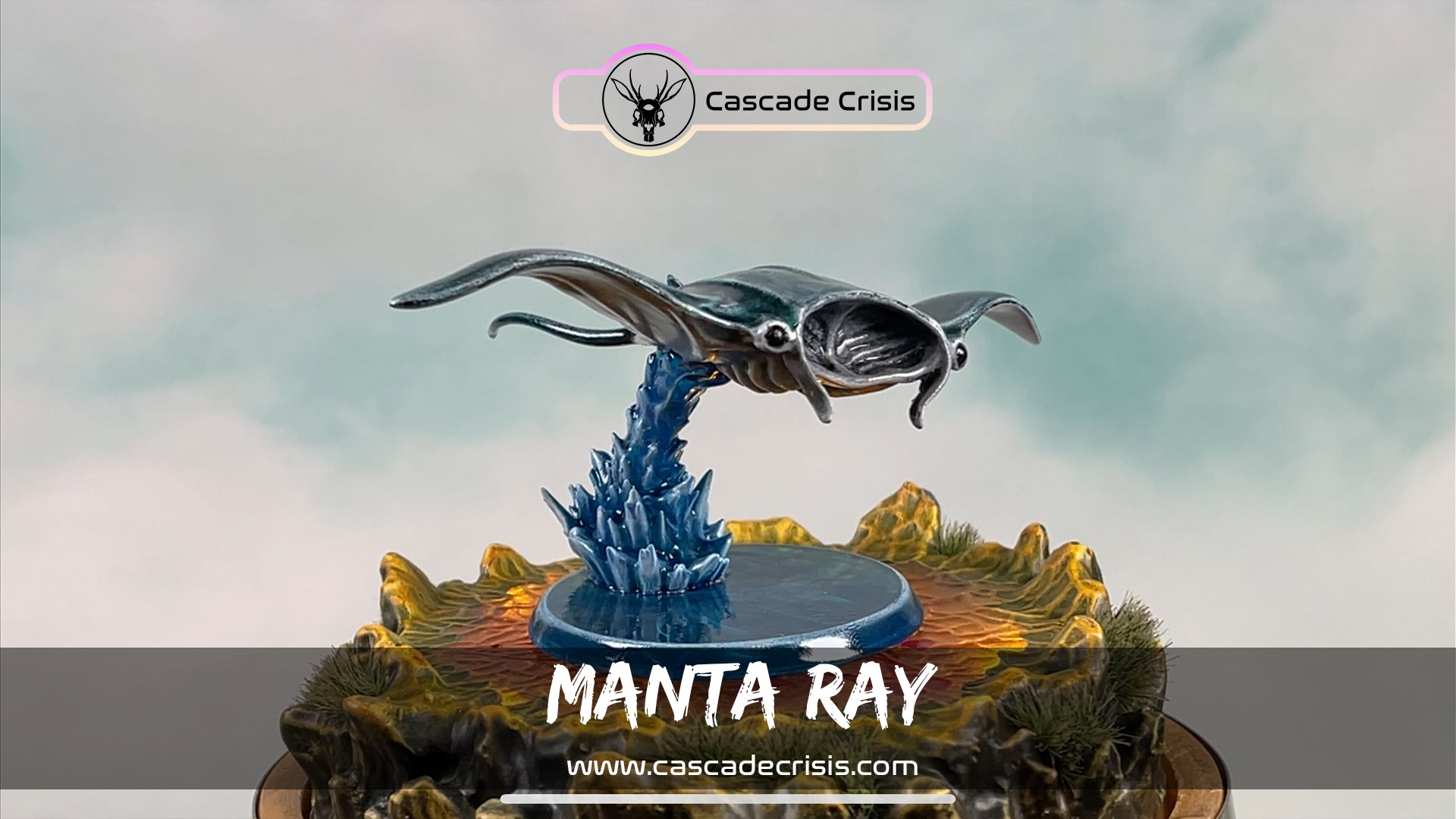 Manta Ray Creature TTRPG Miniatures, Dungeons and Dragons, Tabletop ...