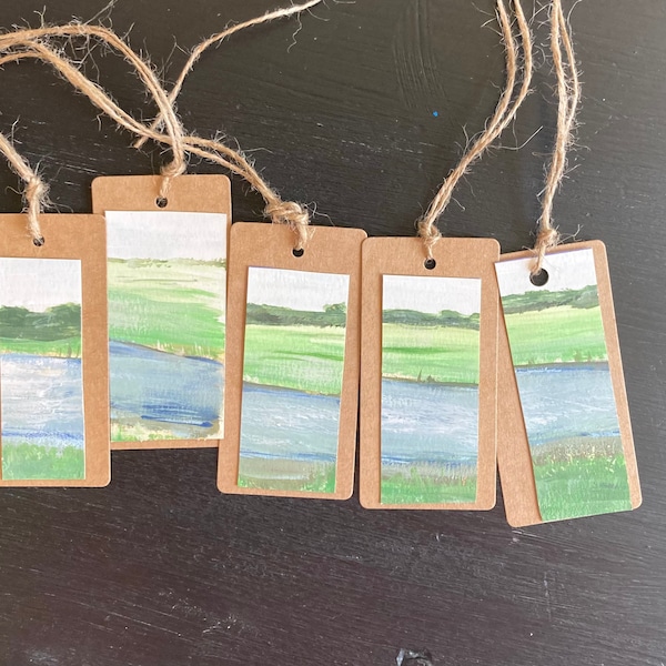 Hand Painted Tags - Etsy