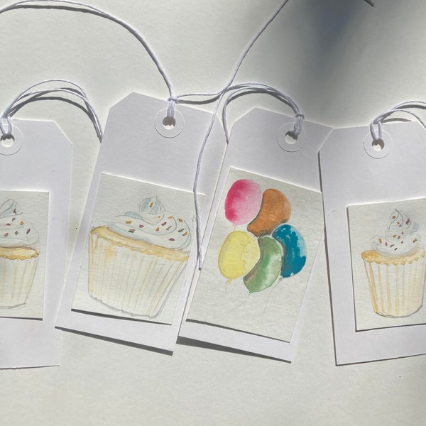 Hand Painted Tags - Etsy