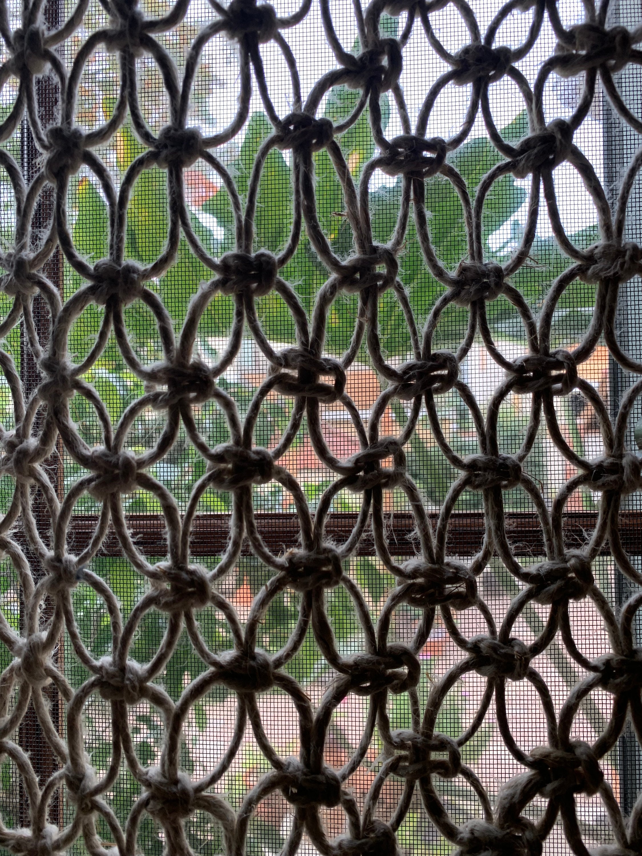 Set of Handmade Custom Macrame Curtains - Etsy