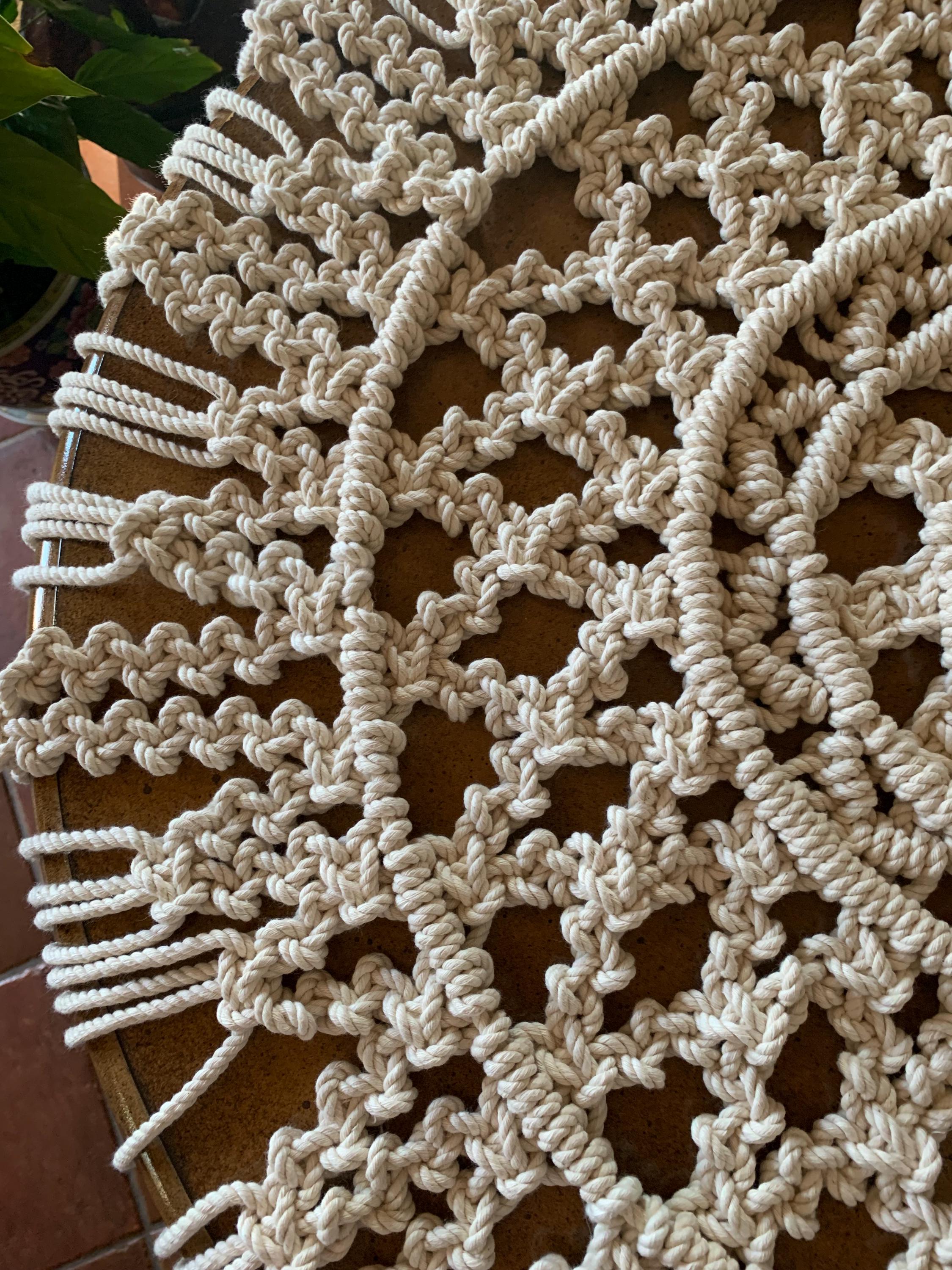 Macrame Table Throw - Etsy