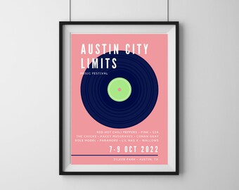 2022 Acl Poster - Etsy