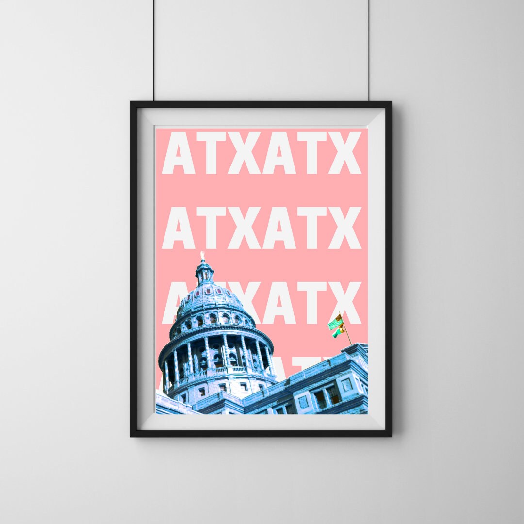 Austin Texas Capitol Poster - Etsy