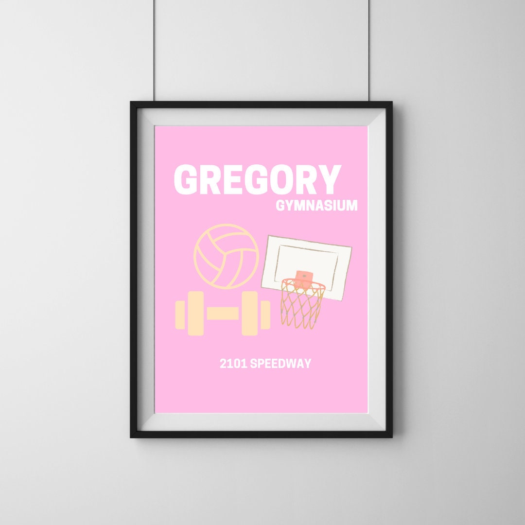 University of Texas at Austin Gregory Gymnasium Poster - Etsy