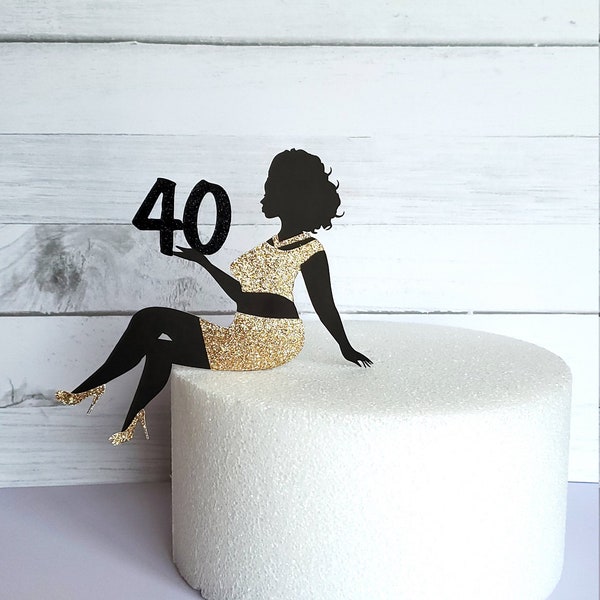 Sitting Girl Cake Topper - Etsy