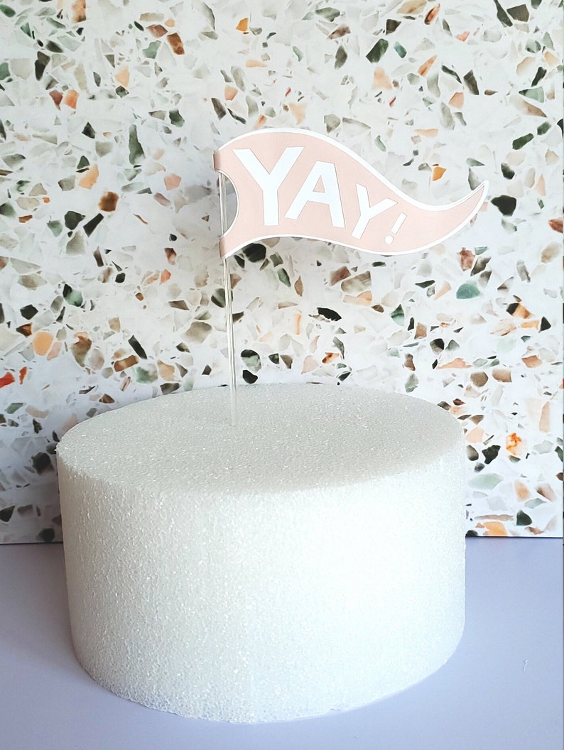Yay Flag Cake Topper, Celebration Flag Cake Topper, Birthday ...