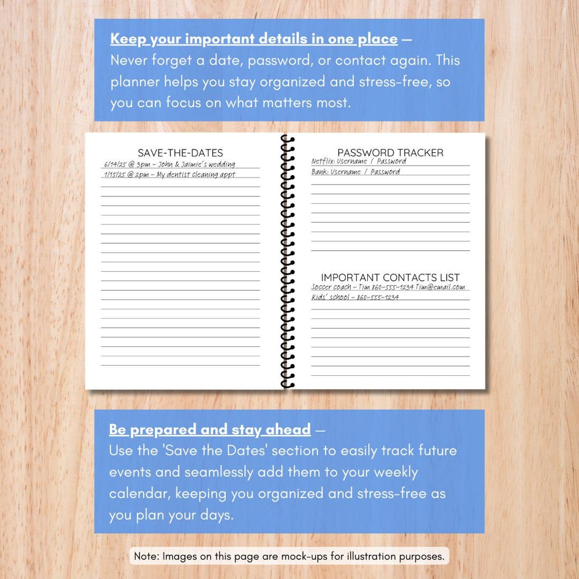 Complete Life Planner: Weekly Schedule, Budget, Cleaning, Debt - Etsy