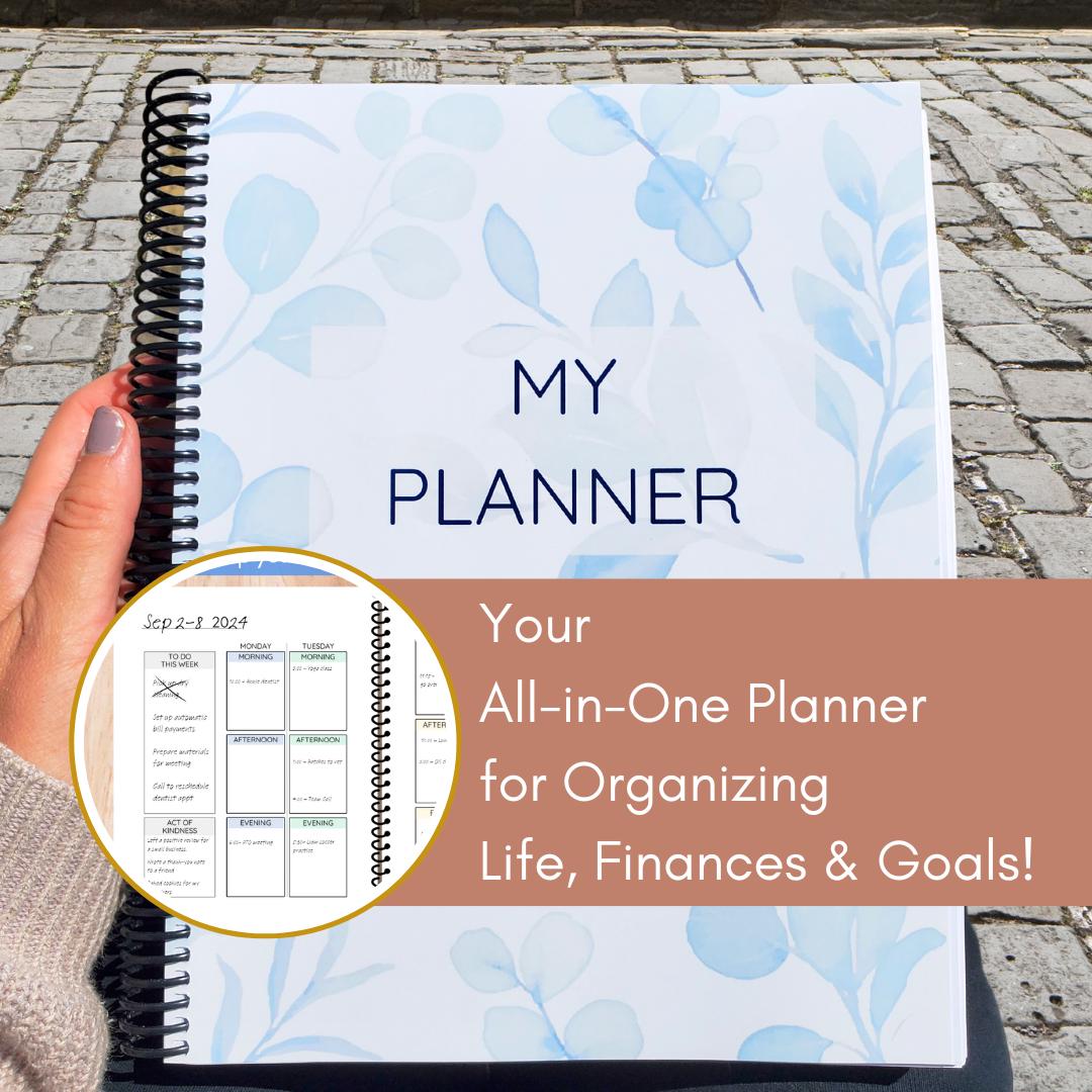 Complete Life Planner: Weekly Schedule, Budget, Cleaning, Debt - Etsy