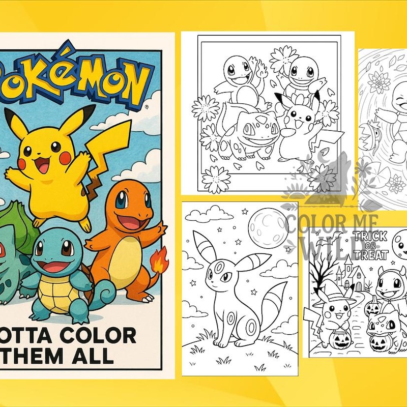Fanart Coloring Book - Etsy