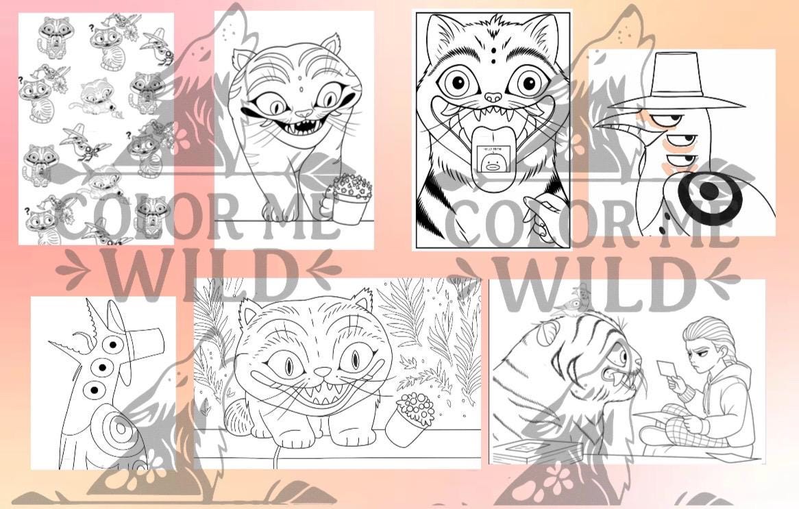 Derpy & Sussie Kpop Demon Hunters *20 Page* Coloring Book PDF - Etsy