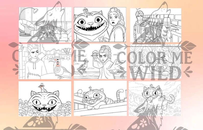 Derpy & Sussie Kpop Demon Hunters *20 Page* Coloring Book PDF - Etsy