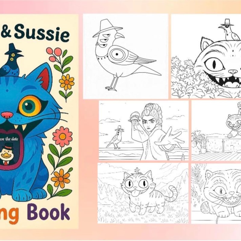 Huntrix Coloring Pages - Etsy