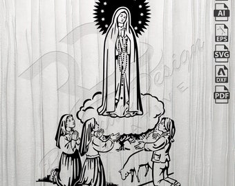 Our Lady of Fatima Vector - Etsy