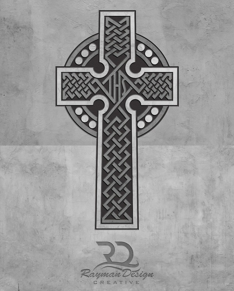 Celtic Crosses Bundle | Celtic Cross, Stencil, Outline, SVG, Vector Cut ...