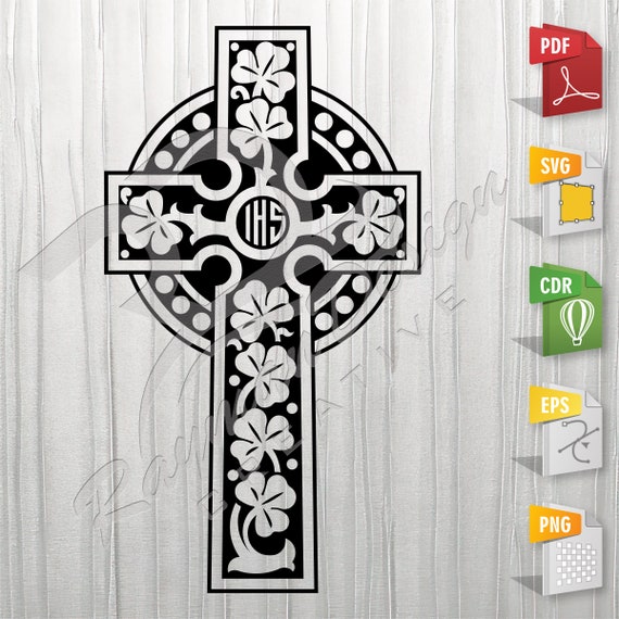 Celtic Cross Outline
