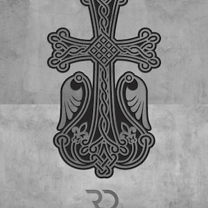 Armenian Crosses Bundle | Armenian Cross, Stencil, Outline, SVG, Vector ...