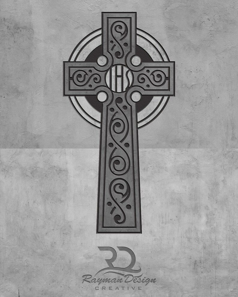 Celtic Crosses Bundle | Celtic Cross, Stencil, Outline, SVG, Vector Cut ...