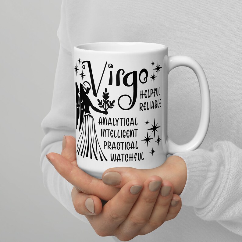 Astrology Symbols Mug Zodiac Sign , Horoscope, Zodiac Mug, Zodiac Trait ...