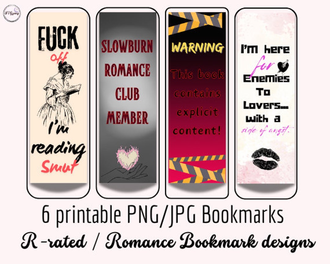 Dark Romance Bookmarks Suggestive Bookmarks for Women Spicy Themed ...