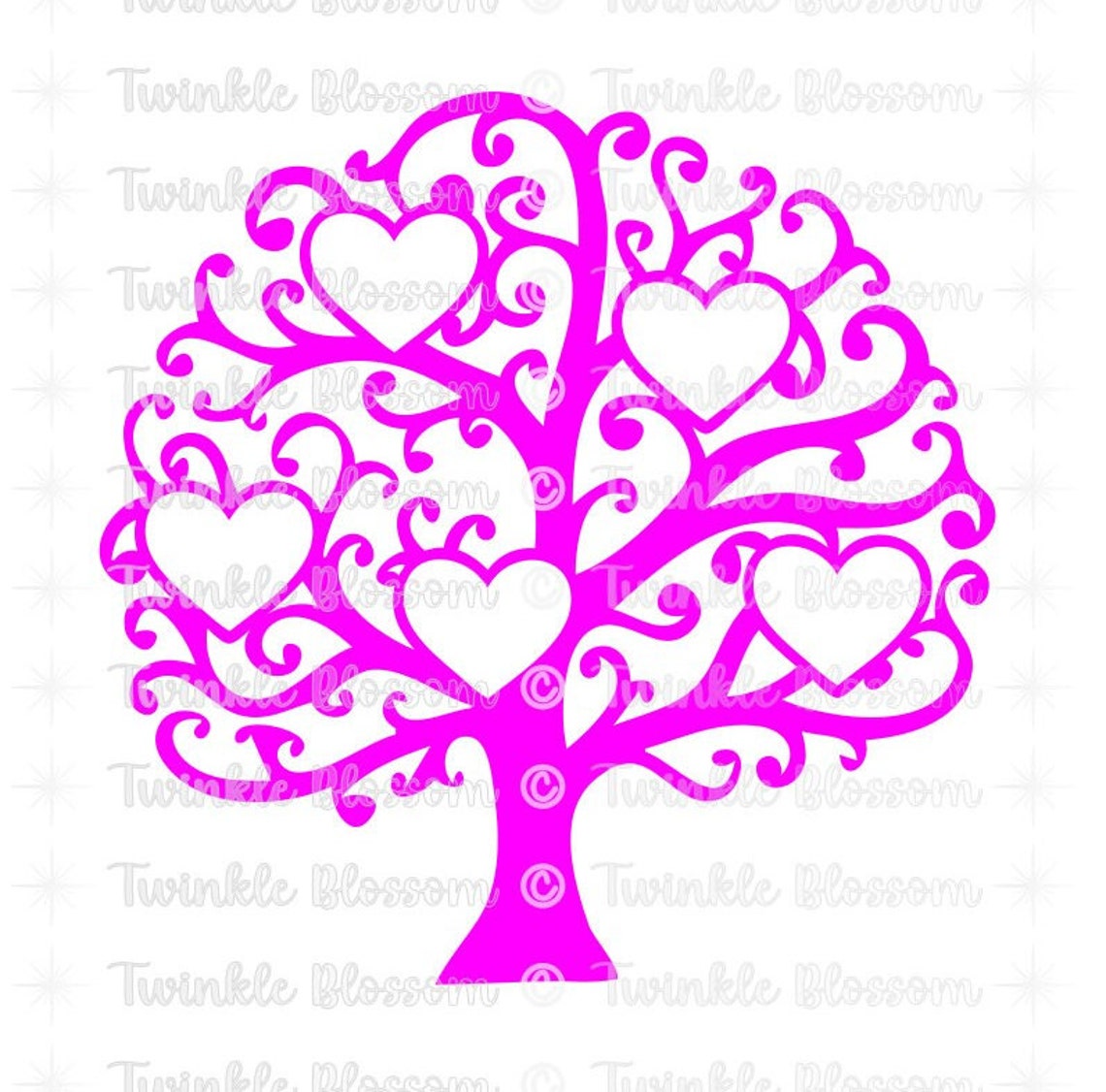 Family Tree TEMPLATE SVG for 3 Names Tree of Life Svg - Etsy Canada