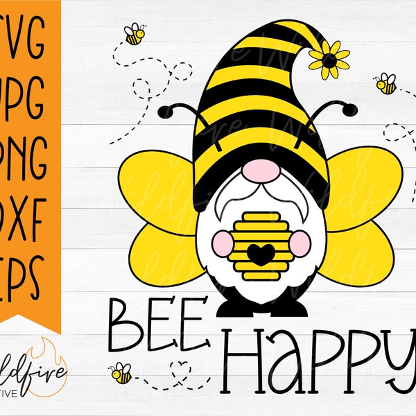 Bee Gnomes Svg - Etsy