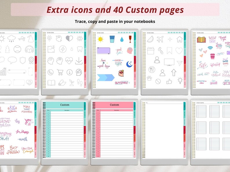 Shapes and Diagrams for Remarkable Paper Pro Journal Templates ...