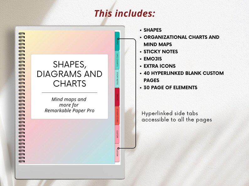 Shapes and Diagrams for Remarkable Paper Pro Journal Templates ...