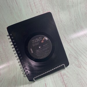 Vinyl Notebook- Vinyl Record Notebook/recycled Journal/album Cover ...