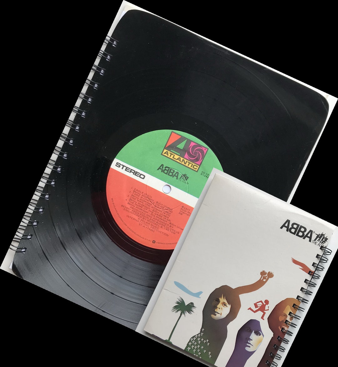 Vinyl Notebook Vinyl Record Notebook/record Journal/recycled Journal ...