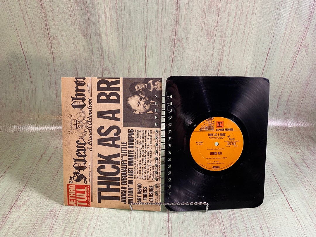 Vinyl Notebook- Vinyl Record Notebook/record Journal/recycled Journal ...