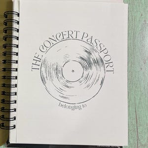Concert Journal Paper, *add to Any Notebook*, Paper Variation ...
