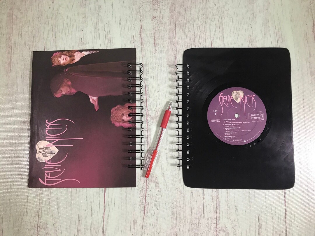 Recycled Album Notebook, Vinyl Record Notebook, Record Journal, Music ...