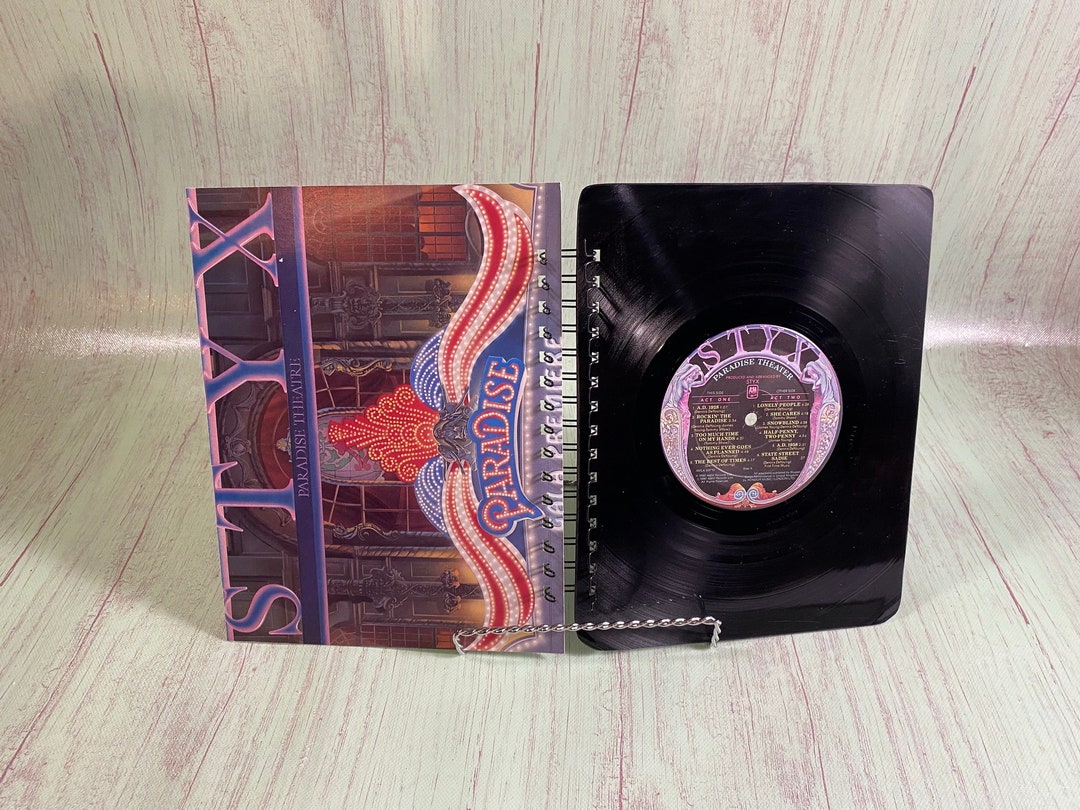 Vinyl Notebook Vinyl Record Notebook/record Journal/recycled Journal ...