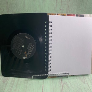 Vinyl Notebook- Vinyl Record Notebook/recycled Journal/album Cover ...