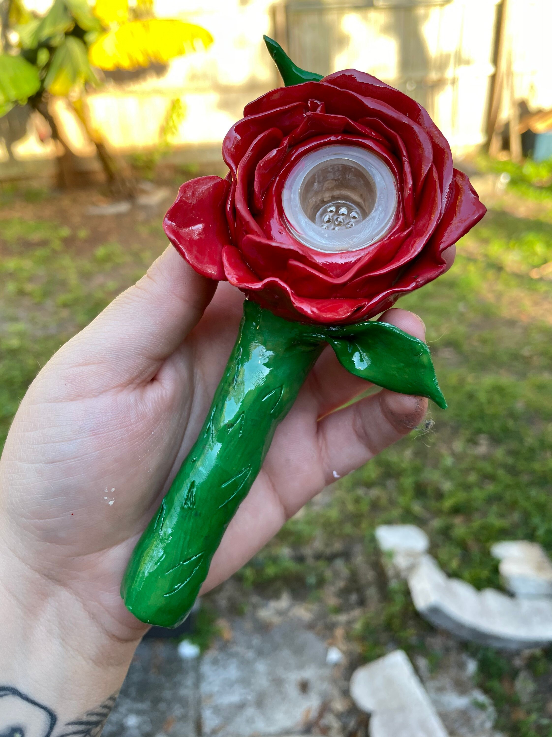 Rose Pipe - Etsy