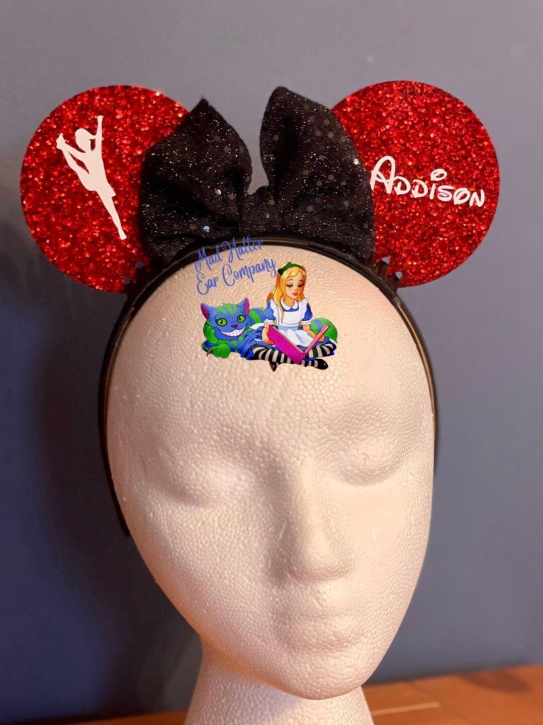 CUSTOM ORDER - Cheer Resin Mouse Ears - Cheerleader Ears - Etsy