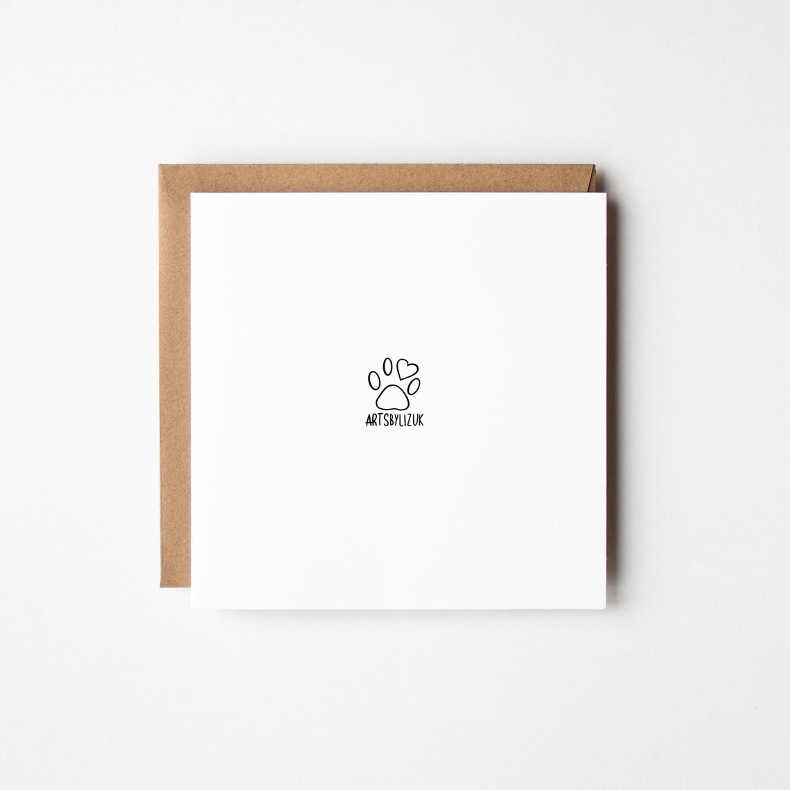 Thank You Card | Card for Vet | Paw Card | Dog Lovers | Card From the ...