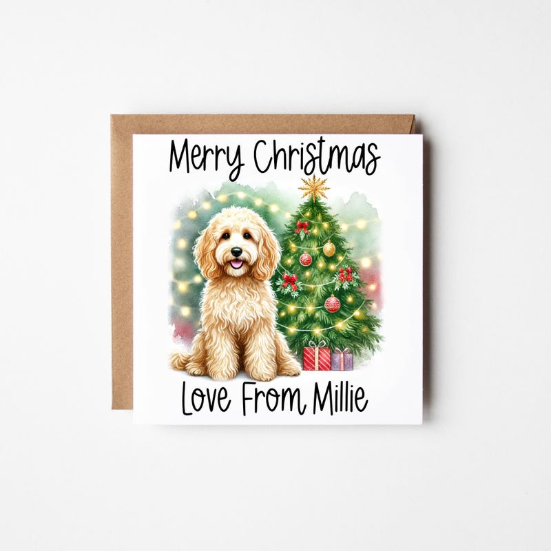 Cockapoo Christmas Cards - Etsy UK