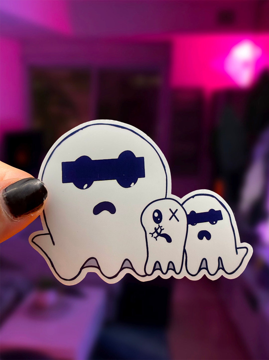 Ghostboi Sticker, Ghost Squad Sticker, Ghost Friends Sticker, Ghost ...