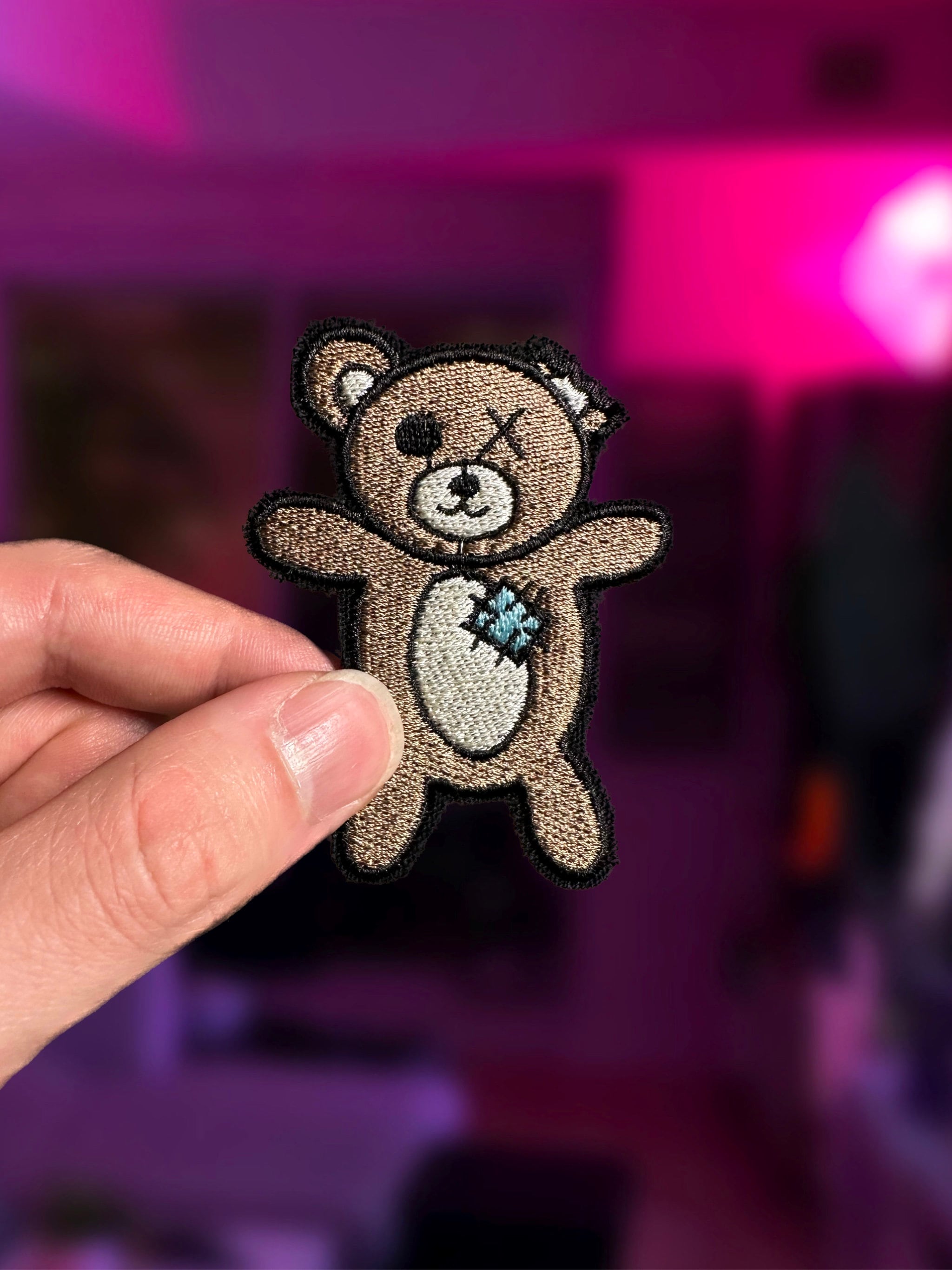 Teddy Bear Patch, Teddy Patch, Damaged Teddy, Bear Patch, Gift Under 10, Nostalgia Patch, Sew on ...