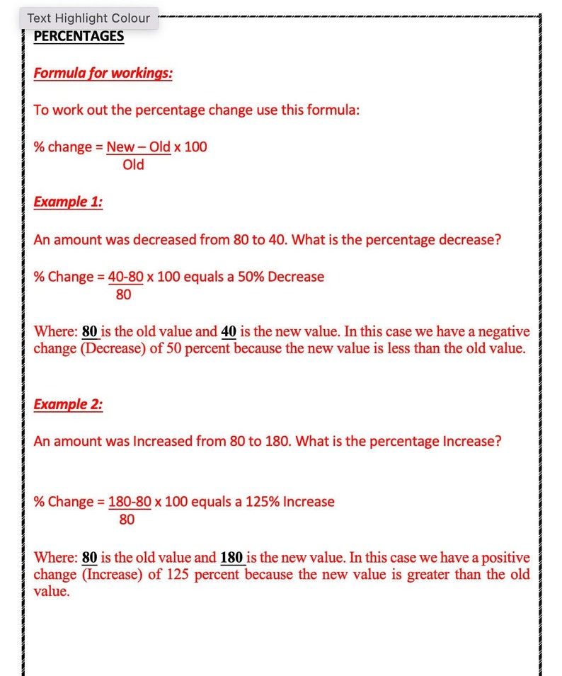 Printable Math Worksheets, Percentages, Probability, Median, Homeschool ...