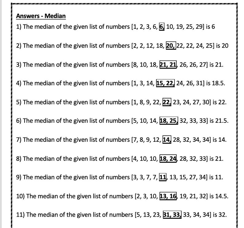 Printable Math Worksheets, Percentages, Probability, Median, Homeschool ...