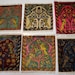 Small Mini Pictorial Gift Rugs / 1'6x1'8 Ft Afghan Hand Knotted Wool ...