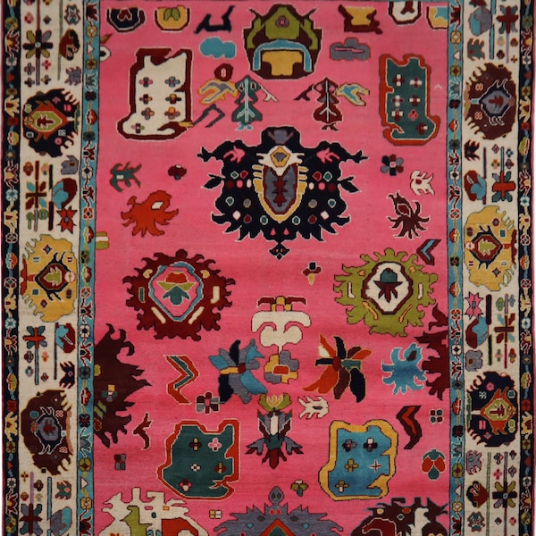 Pink Oushak Rug - Etsy