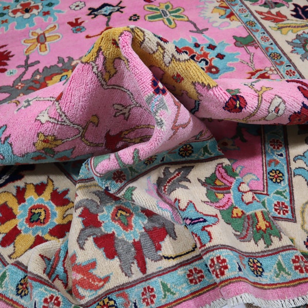 Pink Oushak Rug - Etsy
