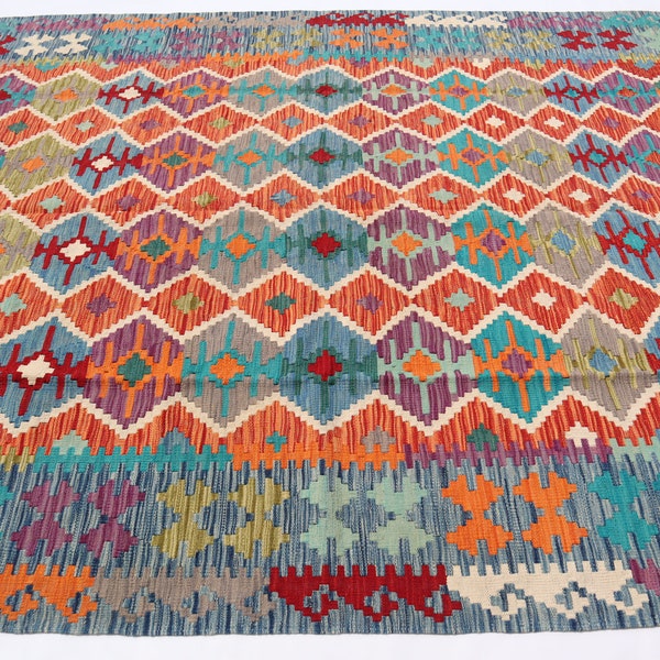 Afghan Kilim Rug - Etsy